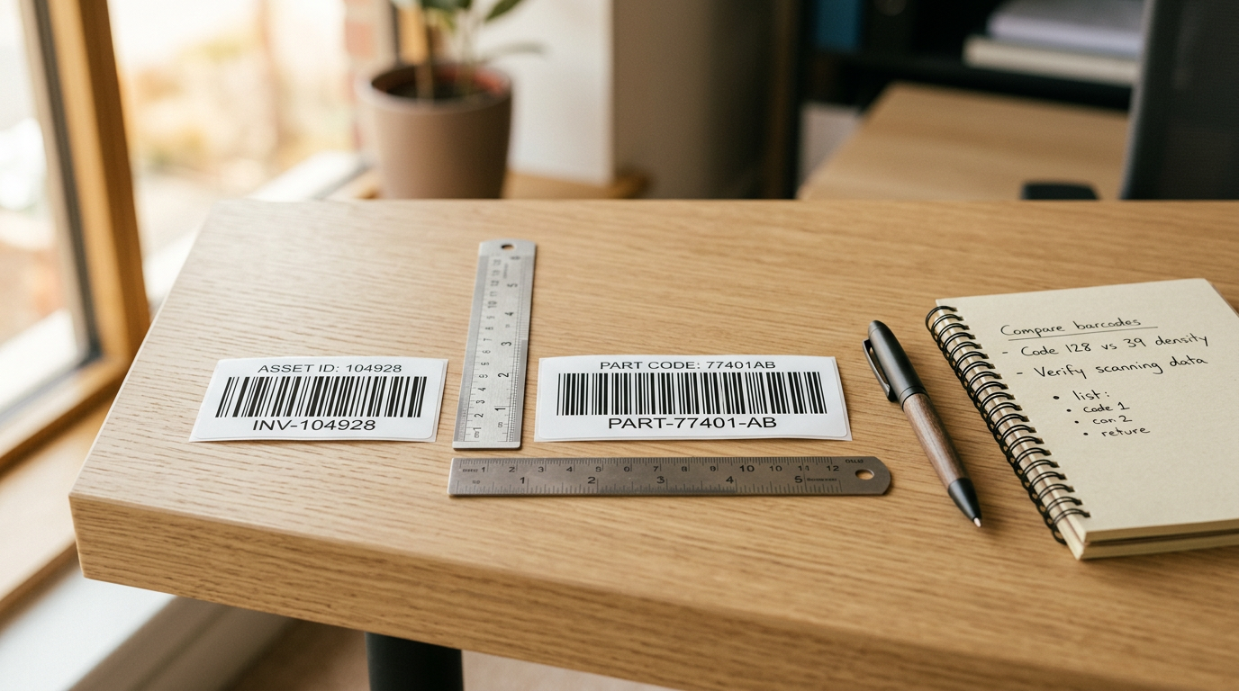 Code 128 vs Code 39: Choosing the Right Linear Barcode